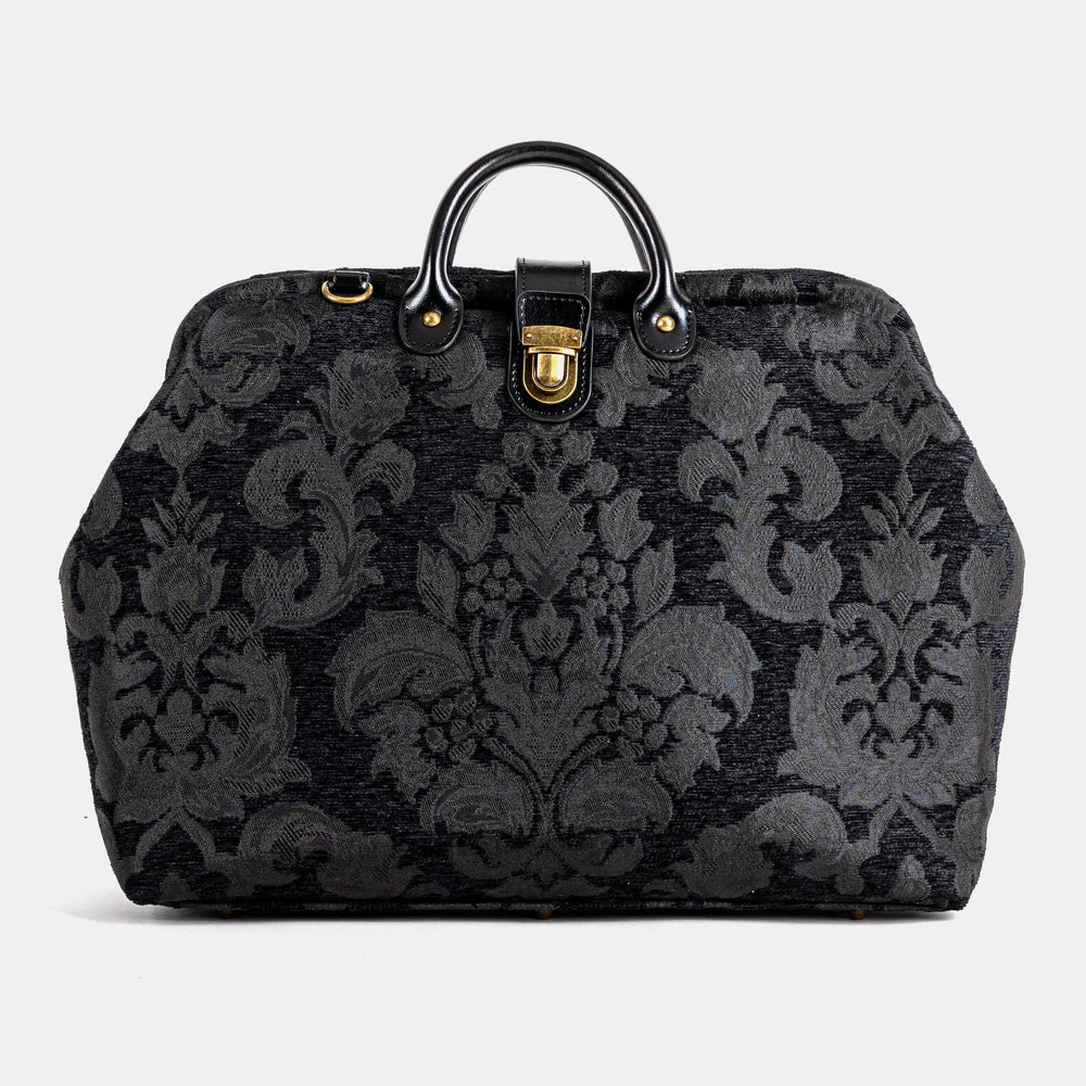 Victorian Blossom black/black Laptop Work Bag Carpetbag of America