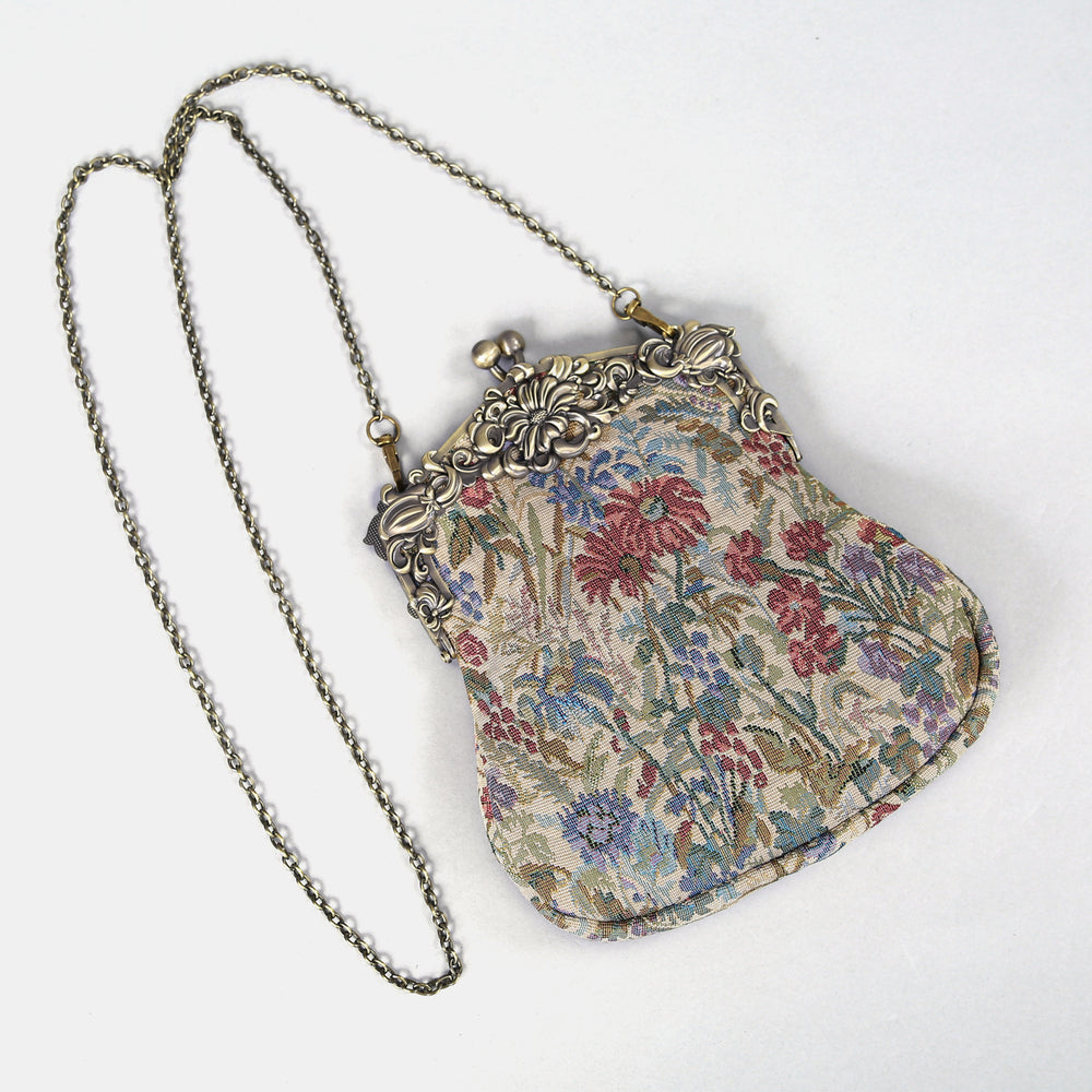 Spring Valley Mint Chatelaine Purse Large Carpetbag of America
