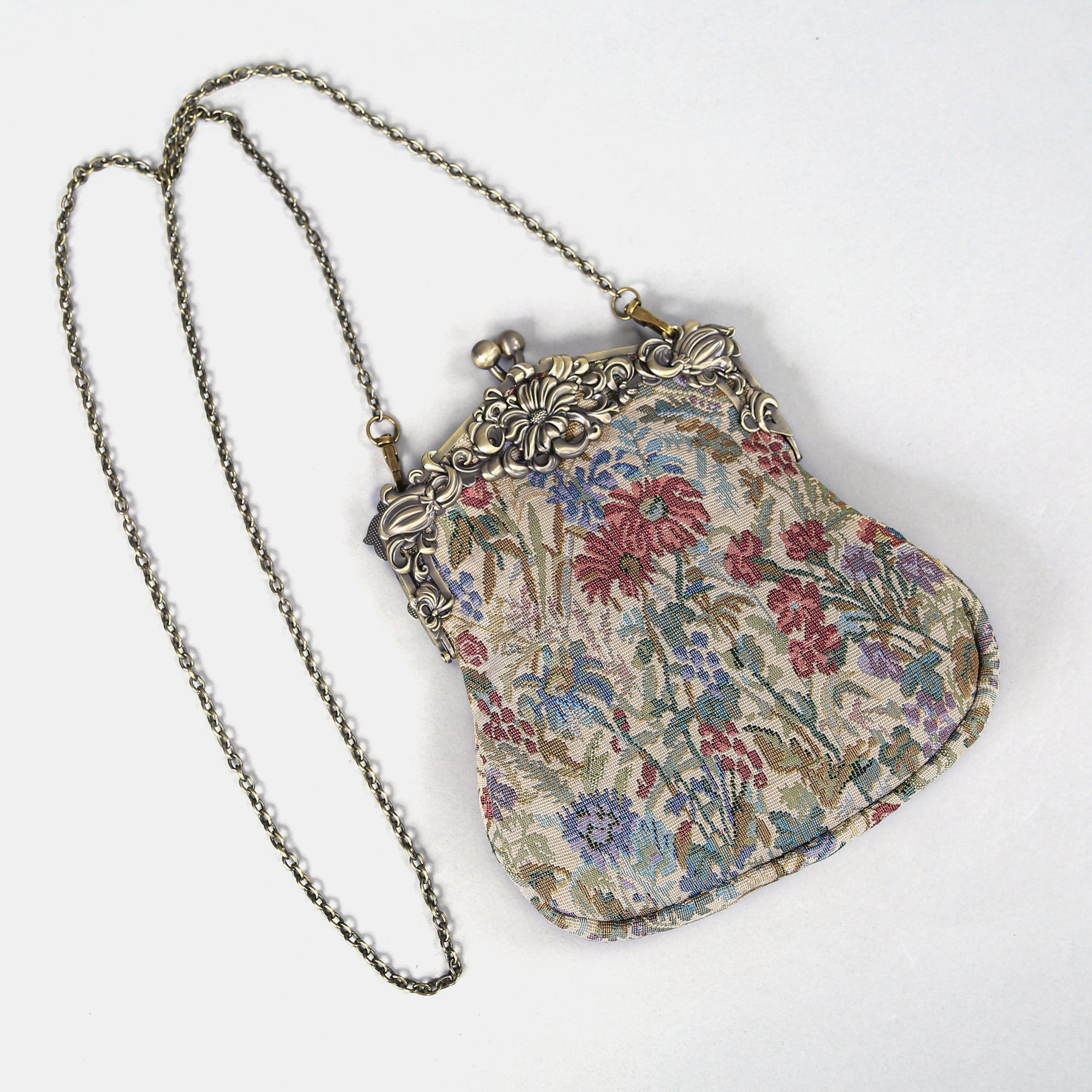 Spring Valley Mint Chatelaine Purse Large Carpetbag of America