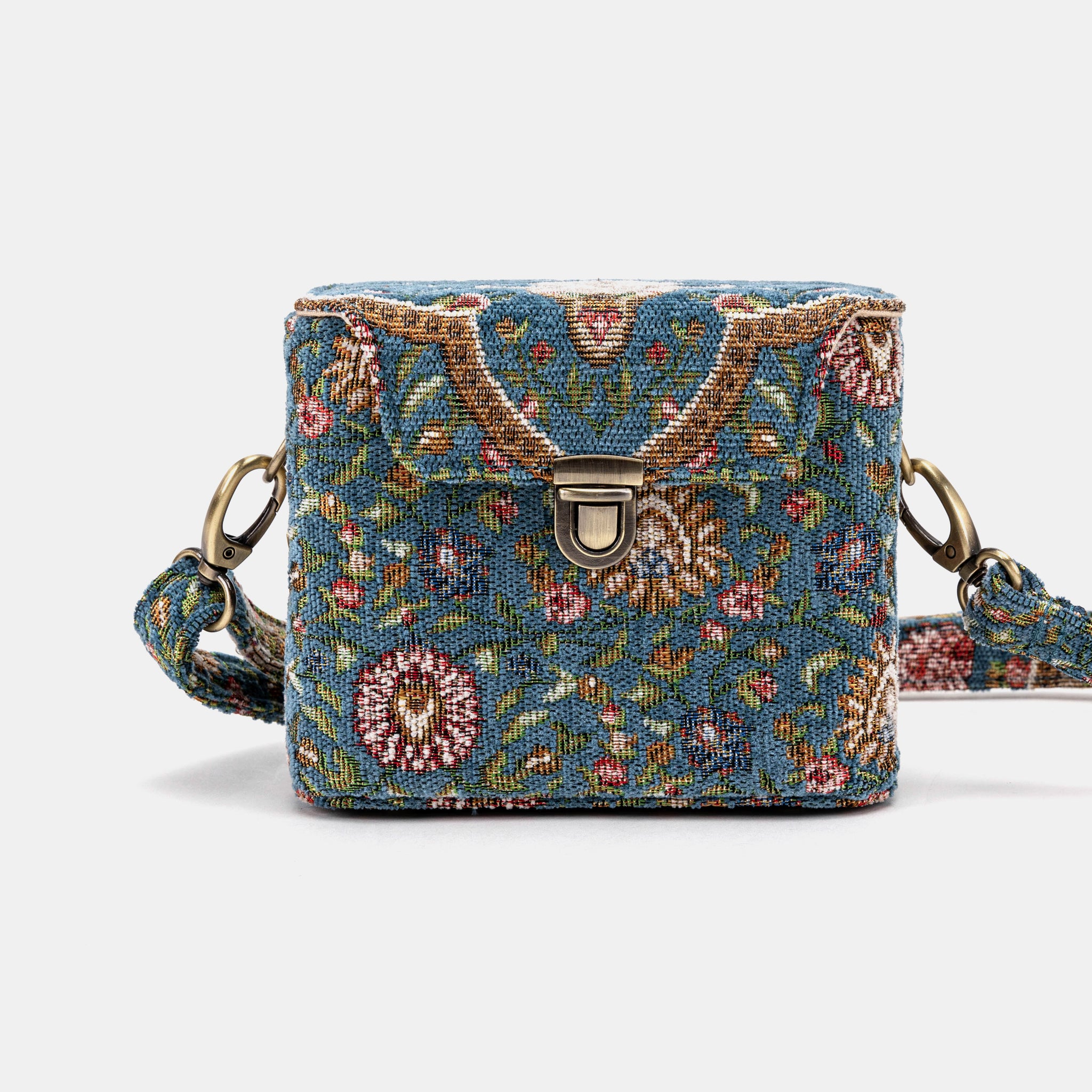 Oriental Blue | Emma Small Train Case Purse