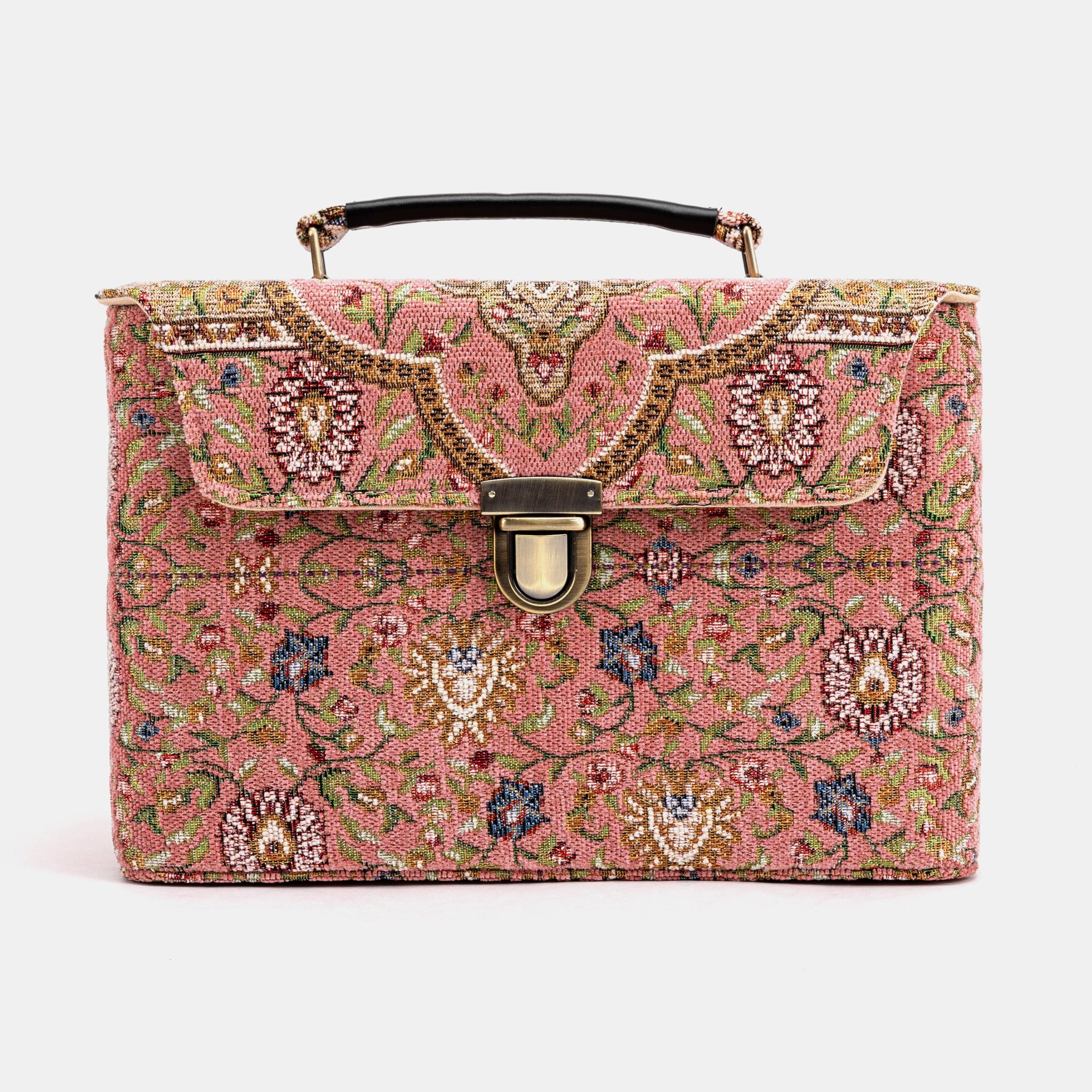 Josephine Large Train Case Purse | Oriental Pink