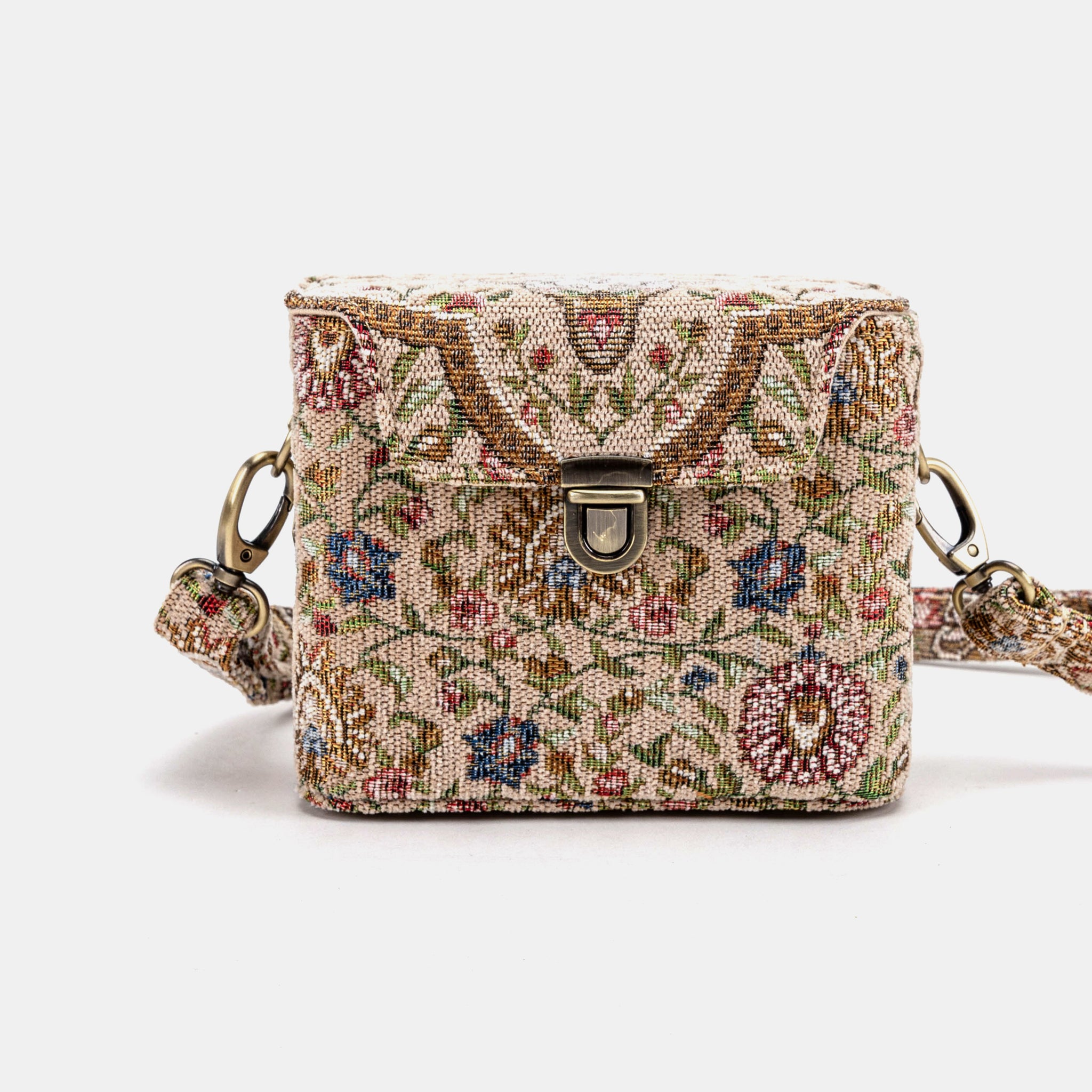 Oriental Beige | Emma Small Train Case Purse