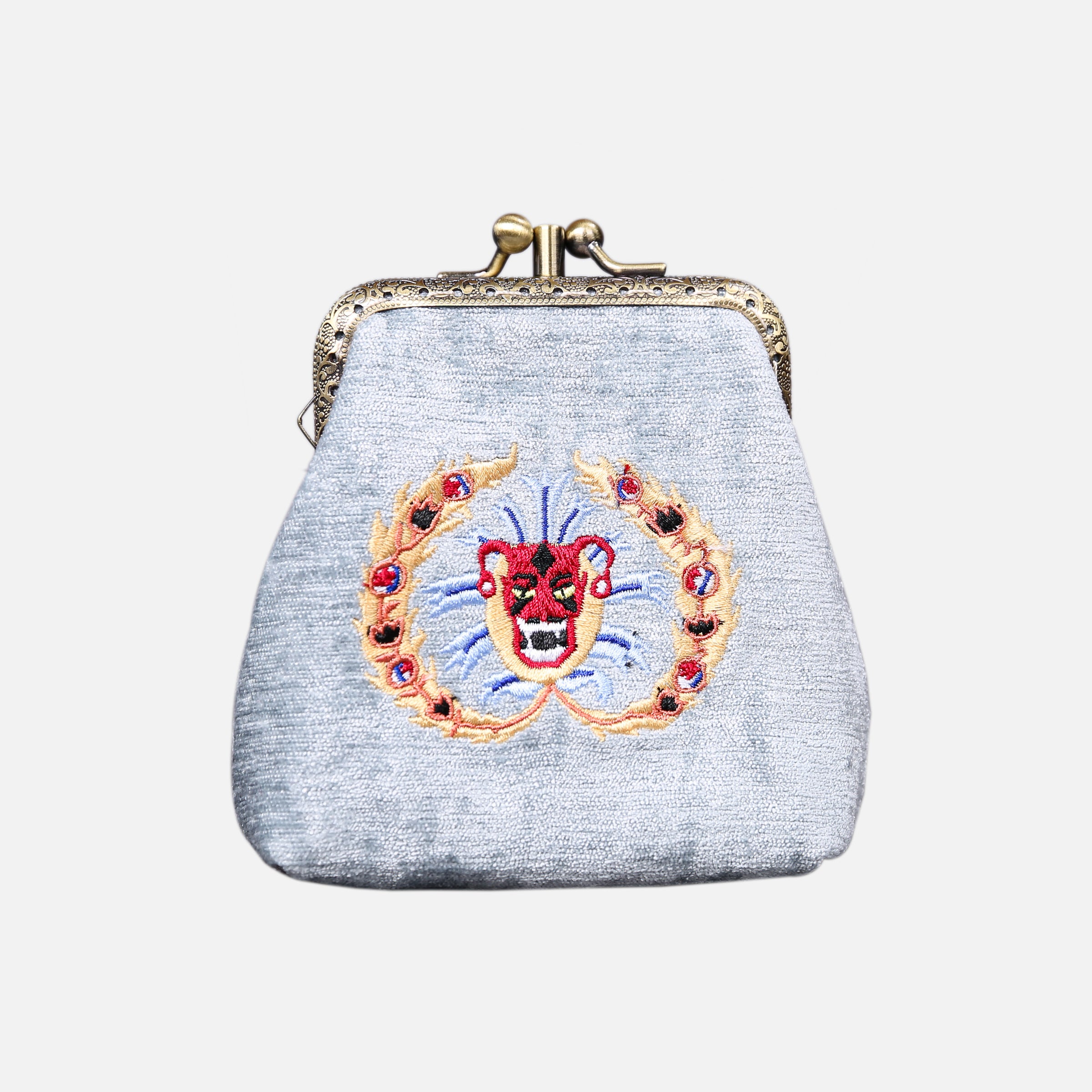 AHS the Devils Mouth Double Kiss Clasp Coin Purse Carpetbag of America