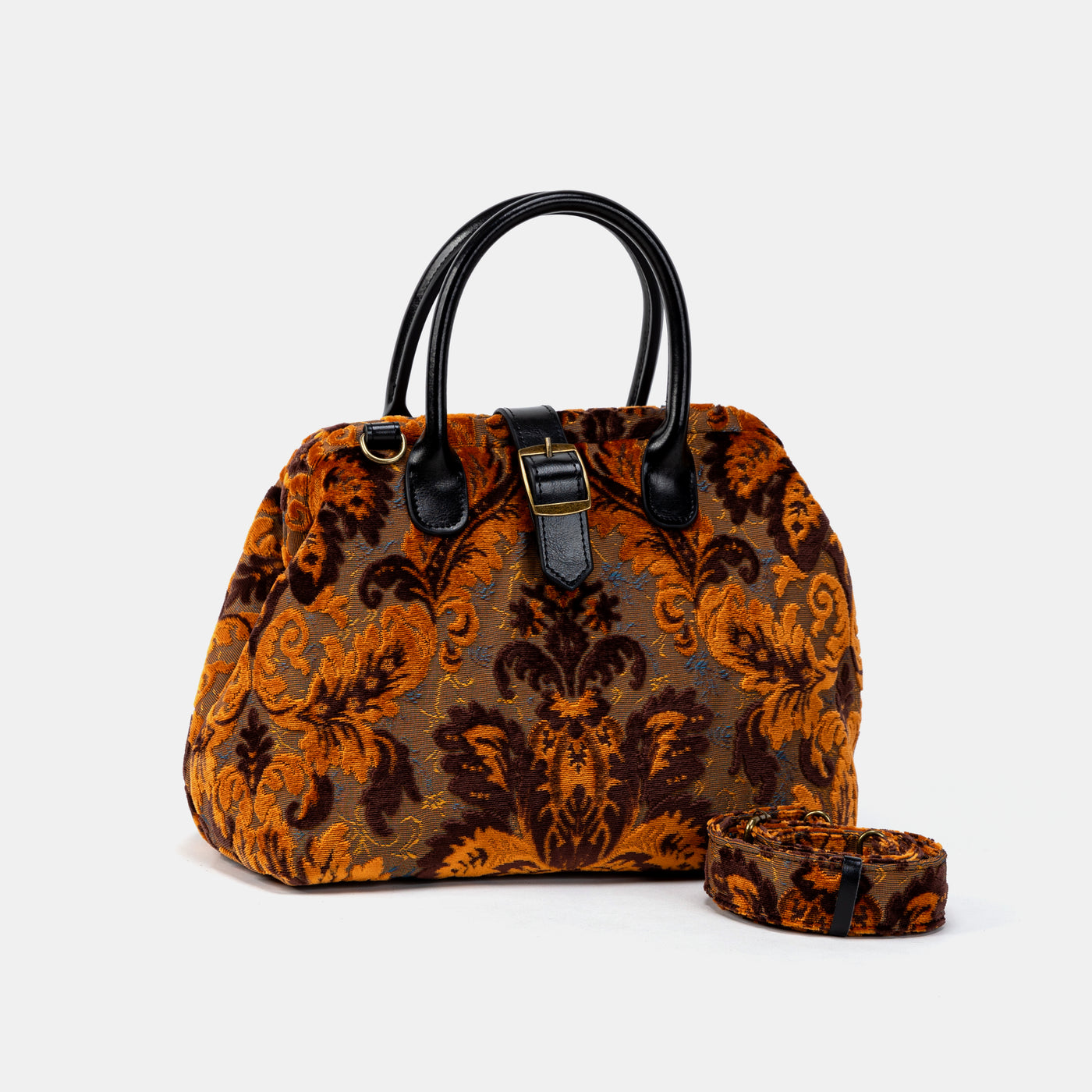 Burnout Velvet Revival | Sienna Carpet Handbag Purse