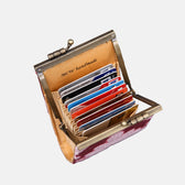 Queen Rose Pink Card Wallet Carpetbag of America