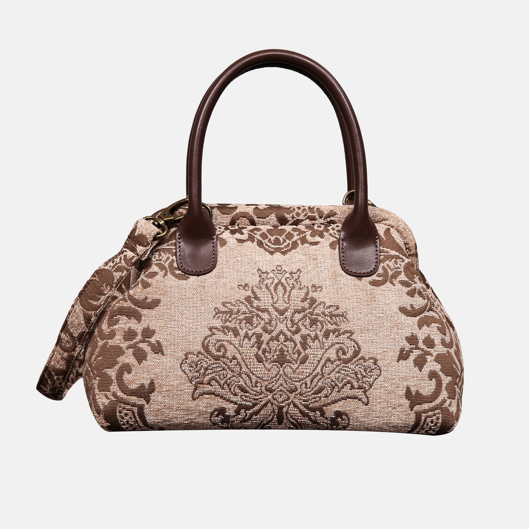 Griccia Camel Carpet Satchel Carpetbag of America