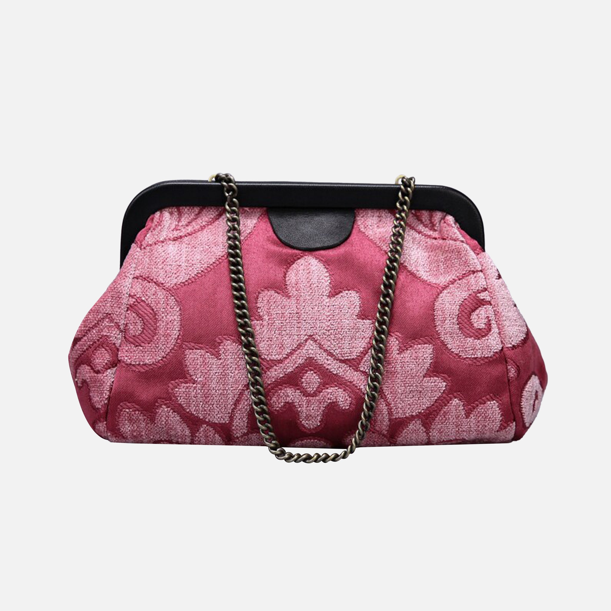 Queen Rose Pink Evening Bag Clutch | Carpetbag of America
