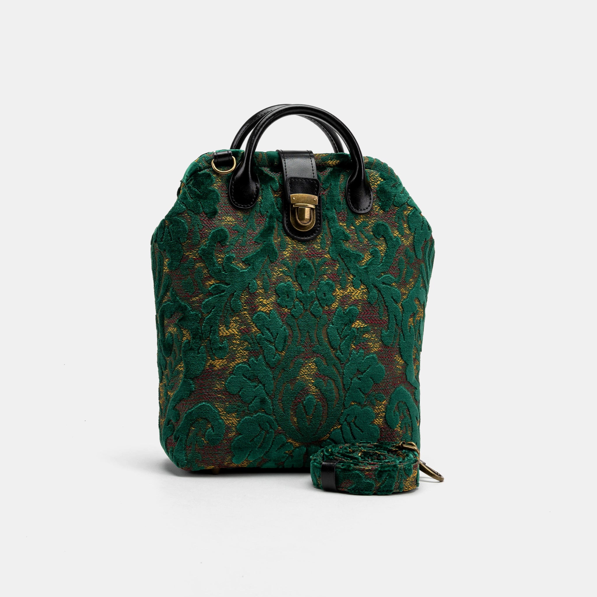 Everyday Backpack | Burnout Velvet Jade Green